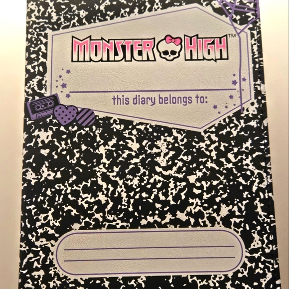 monster high | Bags | Monster High Diary Journal | Poshmark